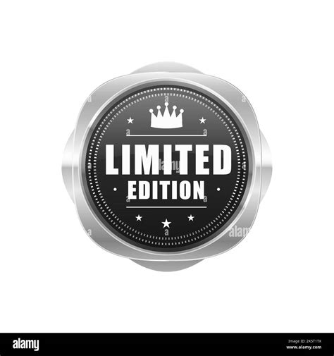 Limited Edition Silver Badge Or Luxury Label Luxury Product