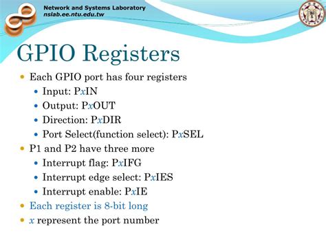 Ppt Lab Gpio Powerpoint Presentation Free Download Id