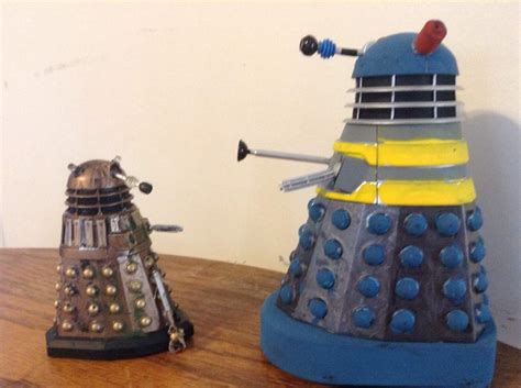 Two Customs Asylum Dalek And Blue Movie Dalek Doctor Who Amino