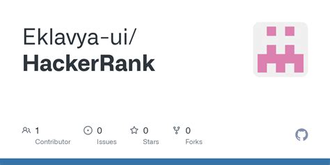 Github Eklavya Uihackerrank