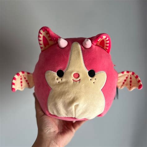 Squishmallows Toys Adopt Me Strawberry Shortcake Bat Dragon