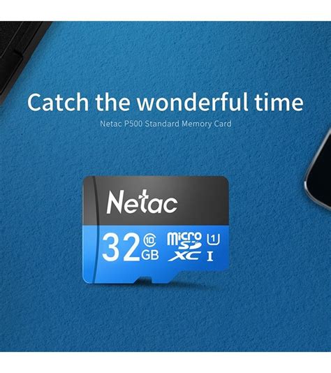 Cartão Micro Sd P500 Netac De 32gb Com Adaptador