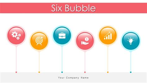 Six Bubble Powerpoint PPT Template Bundles Presentation Graphics Presentation PowerPoint