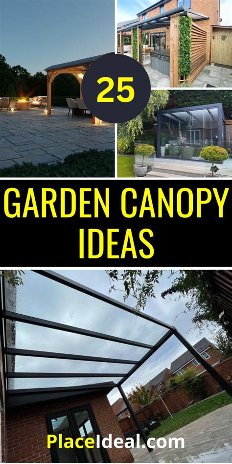 25 Garden Canopy Ideas Transform Your Outdoor Space With Stylish And