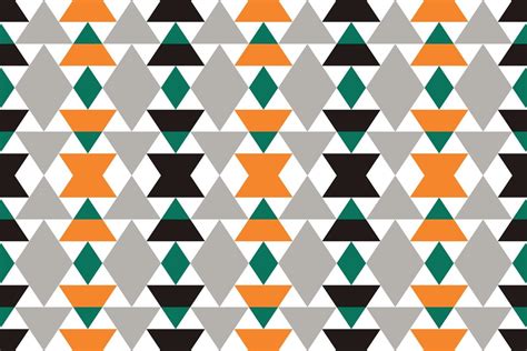 Abstract Geometrical Shapes Vector Seamless Pattern It Consists Of A Polyhedron Such As A Circle