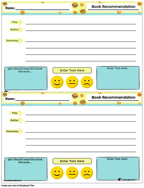 Book Recommendation Template