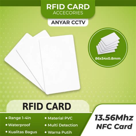 Jual Kartu Rfid Mifare 1K 13 56Mhz NFC Card 13 56 Mhz ISO 14443A Kota Bandung ANYAR CCTV