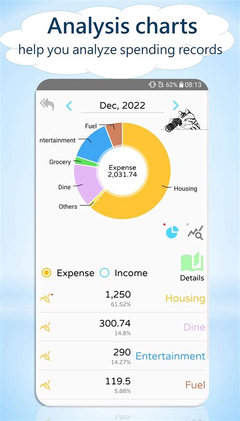 Expense Tracker With Cute Cat For Android Download