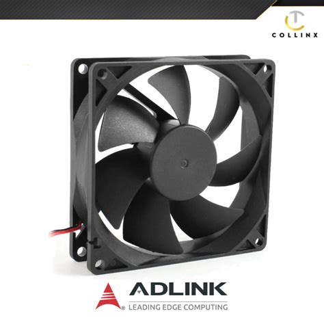 Case Fan Standard No Led Non Rgb Black 120mm And 80mm Chassis Fan Cooling Case Fan Black