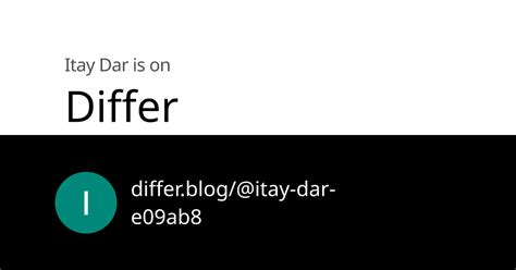 Itay Dar Itay Dar E09ab8 Differ