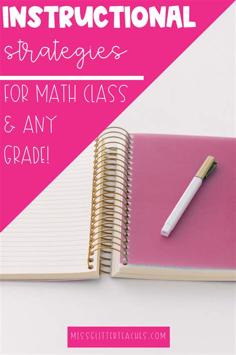 3 More Instructional Strategies For Teaching Mathematics Miss Glitter Teaches