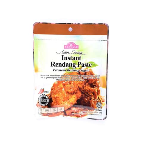 Topvalu Aeon Instant Rendang Paste Perencah Rendang Segera 200g
