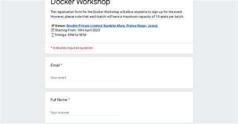 Jaipur Developers Community On Linkedin Docker Workshop