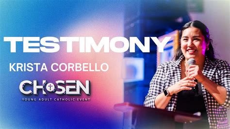 Krista Corbello Testimony God Saved Me In My Darkest Hour Youtube
