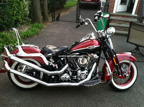 Old School Harley Davidson Softail