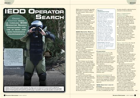 Pdf Improvised Explosive Device Disposal Iedd Operator Search