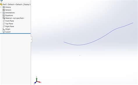 Using The Curve Through XYZ Points Tool In SOLIDWORKS GoEngineer