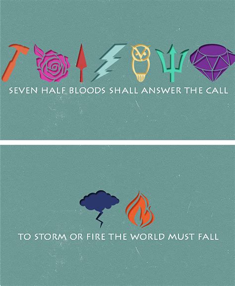 The Prophecy Of The Seven Half Blood Pjo Prophecy Greek Mythology Percy Jackson Seventh