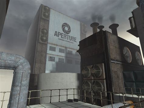 Aperture Science Building Image Portal Combined Technologies Mod For
