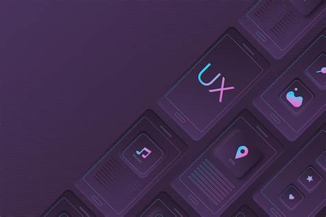 그라데이션 Ui Ux 배경 일러스트 무료 벡터