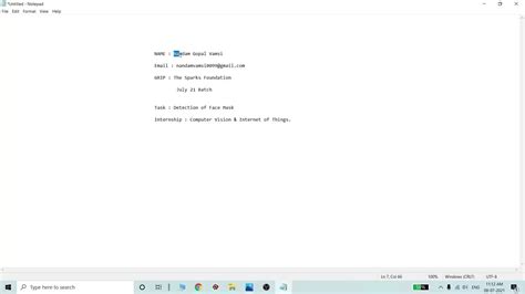 Gopal Vamsi Nandam On Linkedin Task Python Cv Computervision