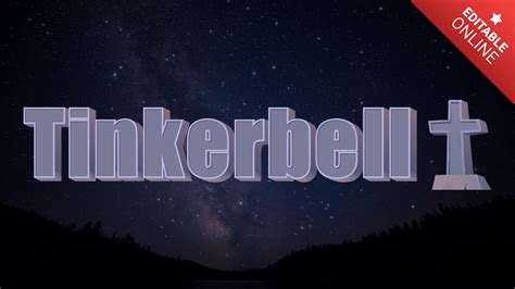 Tinkerbell Rip Text Effect Generator