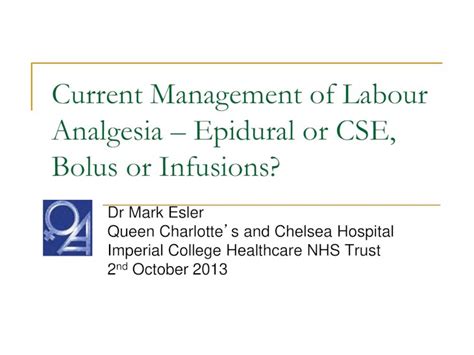 Pdf Current Management Of Labour Analgesia Epidural Or Cse Christiaens F Et Al Effects