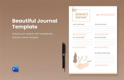 Free Editable Journal Templates In Word To Download