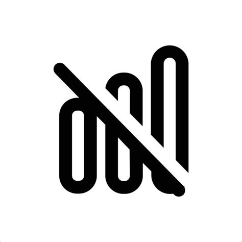 No Signal Warning Icon 59064179 Vector Art At Vecteezy