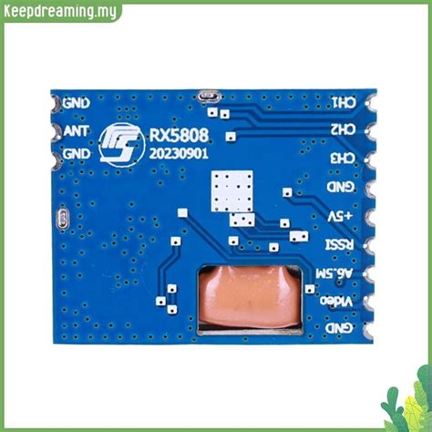 Keepdreaming Rx5808 5 8g Wireless Audio Video Receiver Module Frequency Phase Lock Analog Av