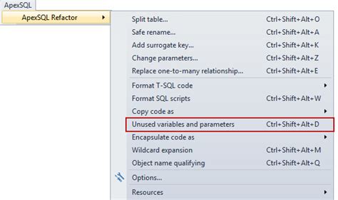 Limpie El Código Sql De Variables Que Ya No Usa