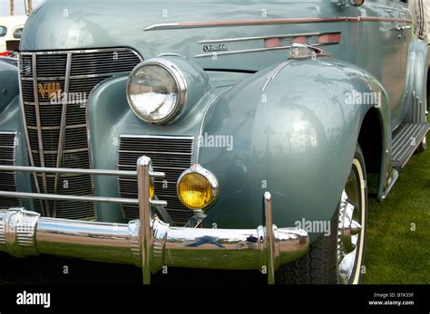 1939 Oldsmobile 4 Door Sedan On Display At A Car Show In Arizona Winter