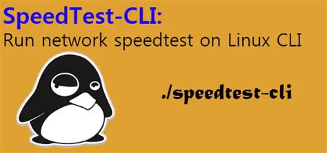Speedtest Cli Run Network Speedtest On Linux Cli Linuxtechlab