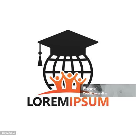 세계 학생 로고 템플릿 디자인 벡터 엠블럼 디자인 개념 창조적 인 기호 아이콘 개념에 대한 스톡 벡터 아트 및 기타 이미지 개념 개념과 주제 공동체 Istock