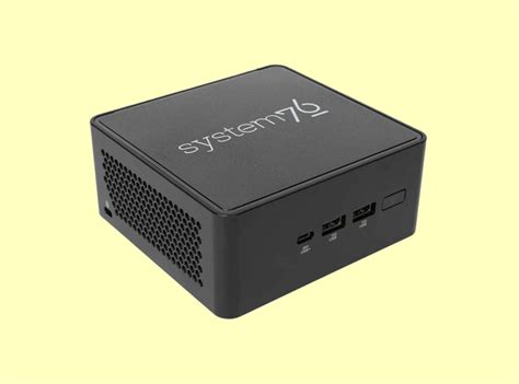Linux Mini Pc O System76 Meerkat Possui Uma Cpu Core Ultra 7 E 96 Gb