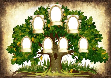 Шаблоны Рамка для семейного дерева 23 фото