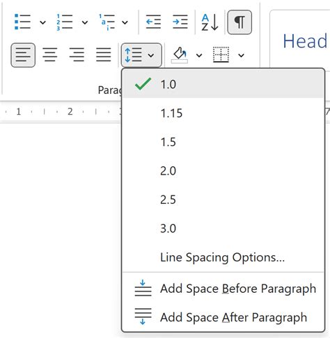 what do the word commands keyboard shortcuts linespacing and