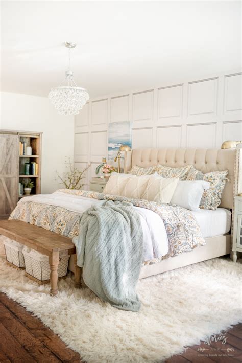 Cozy Coastal Farmhouse Bedroom
