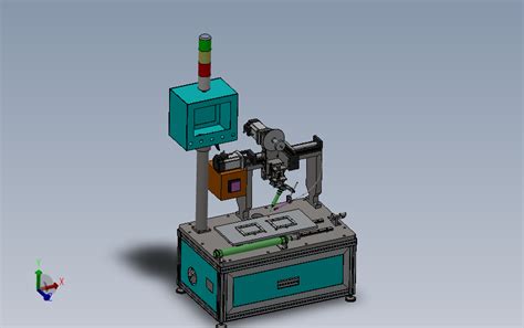 自动焊锡机 SOLIDWORKS 2012 模型图纸下载 懒石网