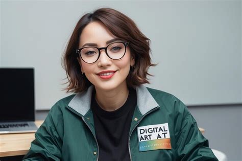 Young Female Programmer Drinking Coffee While Working In Office
