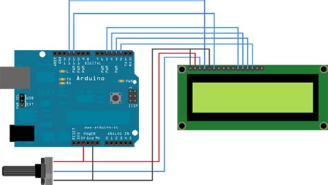 Basic Lcd Project Arduino Lcd 16x2 Display 3 Steps Instructables