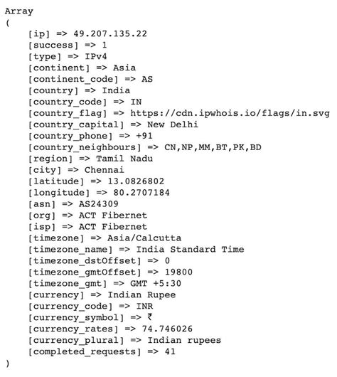 Get Geolocation With Country By IP Address In PHP Phppot