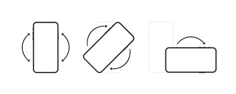 Premium Vector Smartphones With Different Rotate Position Turn Your Phone Whatever Modern