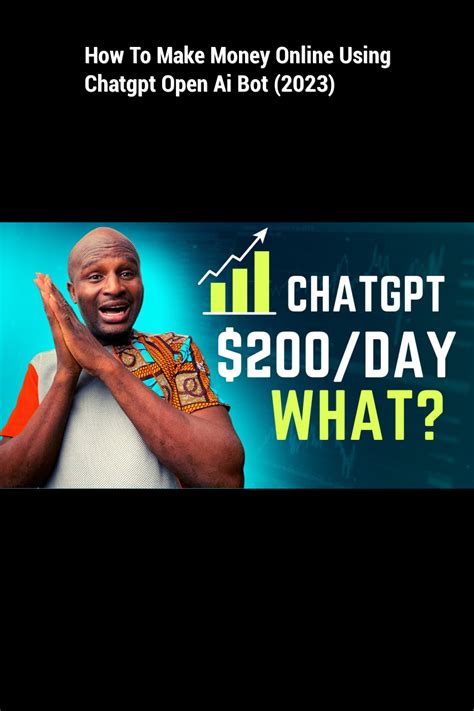 How To Make Money Online Using Chatgpt Open Ai Bot Artofit