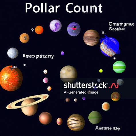 ภาพ Solar System Consists Numerous Objects Orbit ที่สร้างโดย Ai 2257933089 Shutterstock