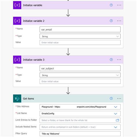 Replace Placeholders In Email Configuration List In Power Automate