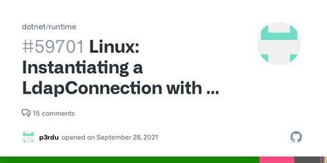 Linux Instantiating A Ldapconnection With A Server String Including A
