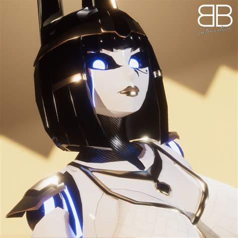 Original 3d Model S13rra Sr21 Egyptica Robot Girl Vrchat Avatar