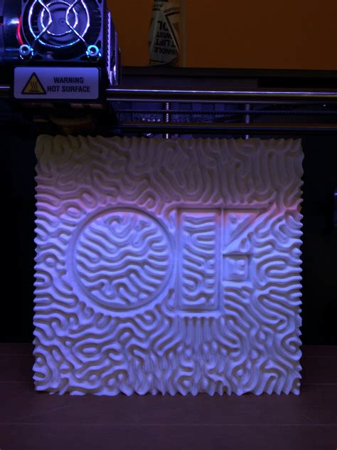 3d Printed Reaction Diffusion Patterns 4 Steps With Pictures